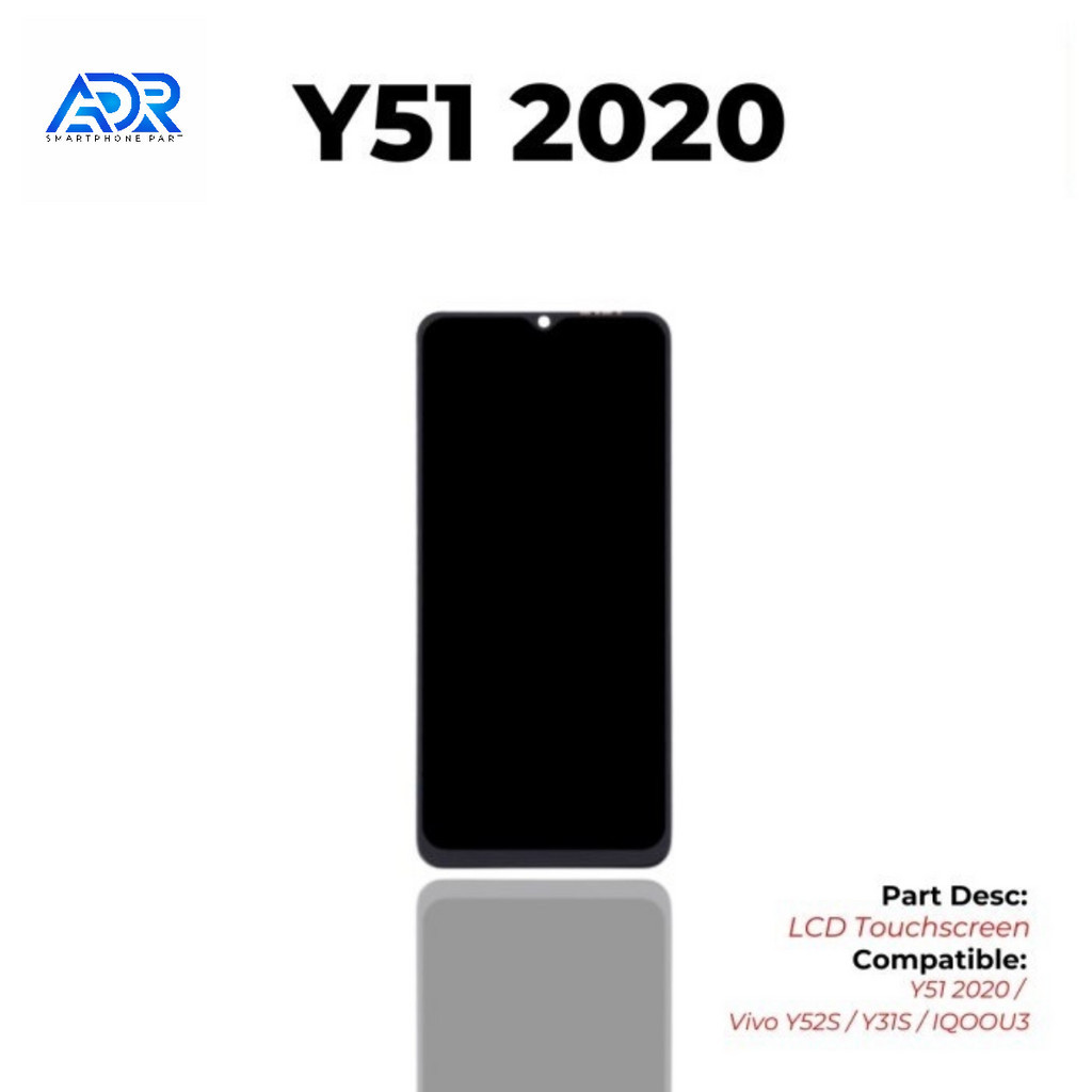 Jual LCD Vivo Y51 2020/Y33S/Y31 2020/Y52S/Y53S/Y31S/IQOO U3 OG Super | Shopee Indonesia