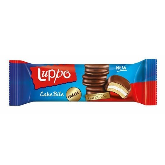 Jual Luppo Cake Bite 184gr Real Chocolate Impor | Shopee Indonesia