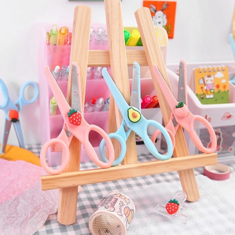 Jual Gunting Kertas Gunting Sekolah Aman Untuk Anak Gunting Korea Lucu ...