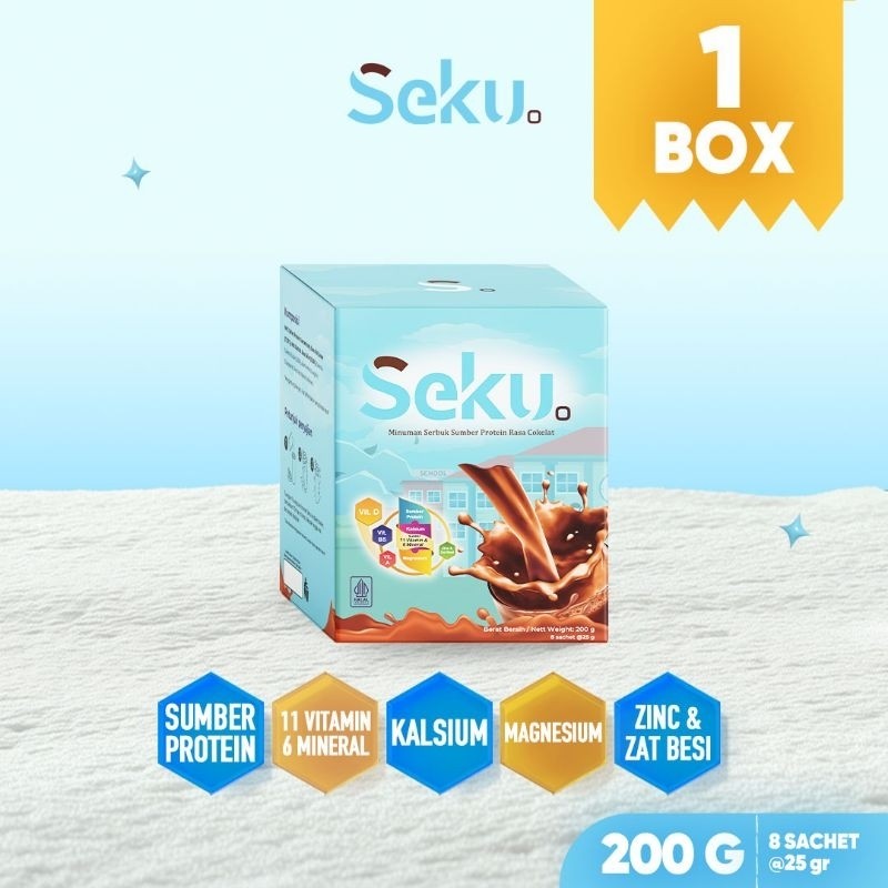 Jual Susu SEKU Tumbuh Optimal(25gr) - isi 8 sachet | Shopee Indonesia
