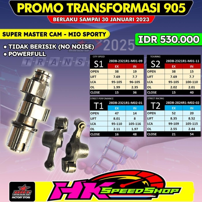 Jual ORIGINAL!!! NOKEN AS BRT + RRA MIO SPORTY MIO SERIES S1 S2 T1 T2 ...