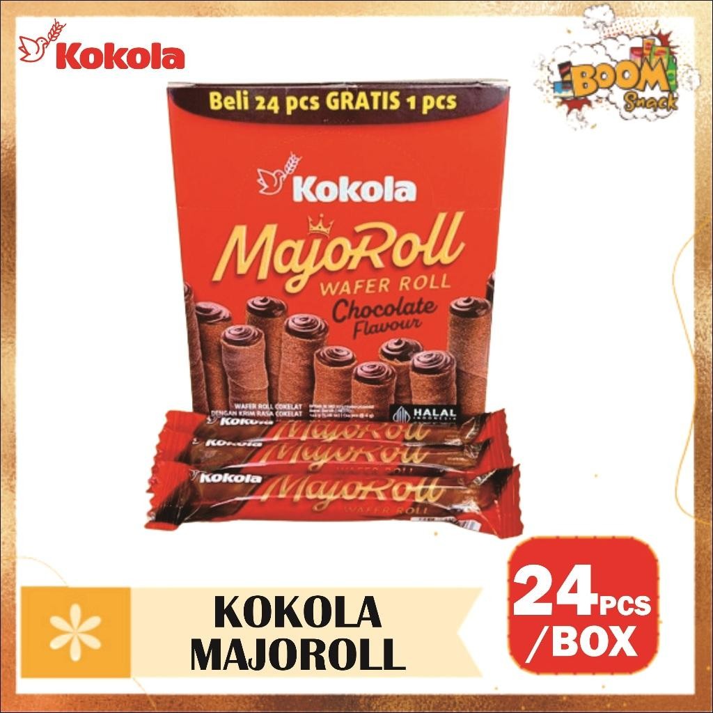 Jual JUAL ASTOR COKELAT KOKOLA MAJOROLL 1 BOX ISI 24 PCS HARGA MURAH ...