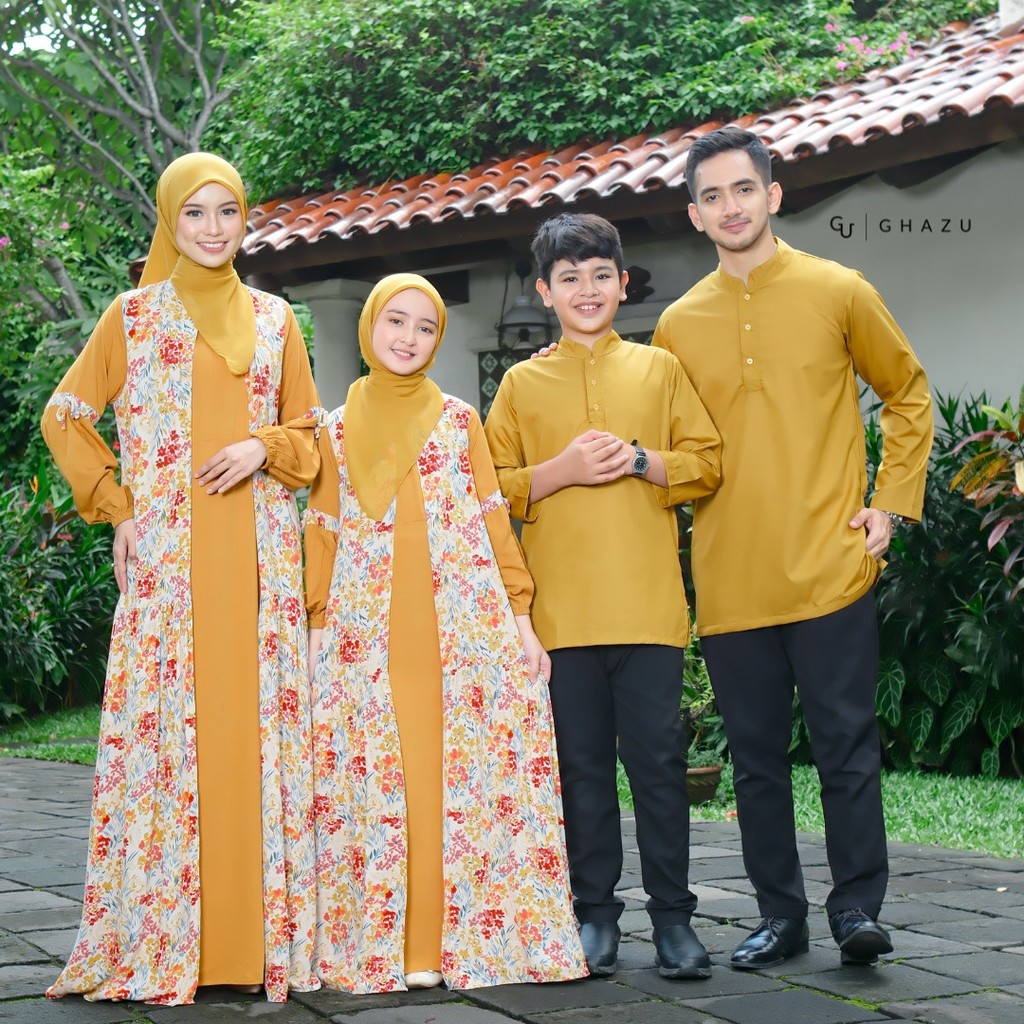 Jual Ghazu Isabella Family Set Baju Couple Keluarga Sarimbit Lebaran ...