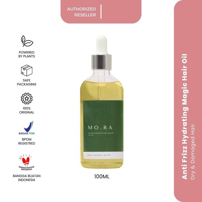 Jual Mo.ra Anti Frizz Hydrating Magic Hair Oil by Mora Essentials 60 ML ...