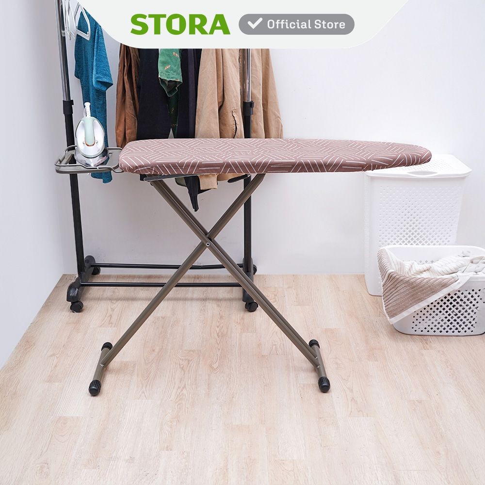 Jual Stora Meja Setrika Lipat Hexagon Pattern 1338 - Cokelat Papan ...