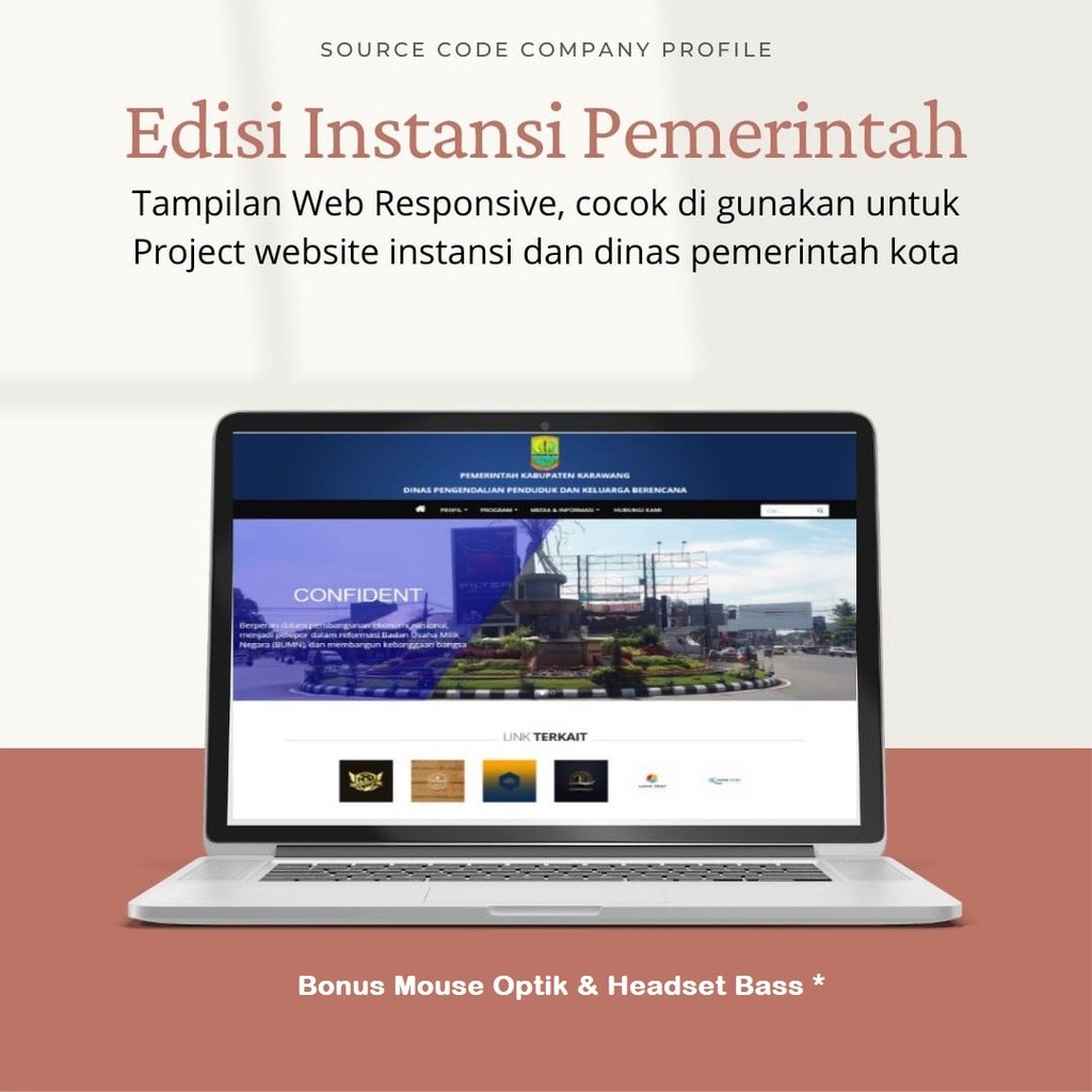 Jual Source Code Website Company Profile Instansi Pemerintah | Shopee Indonesia