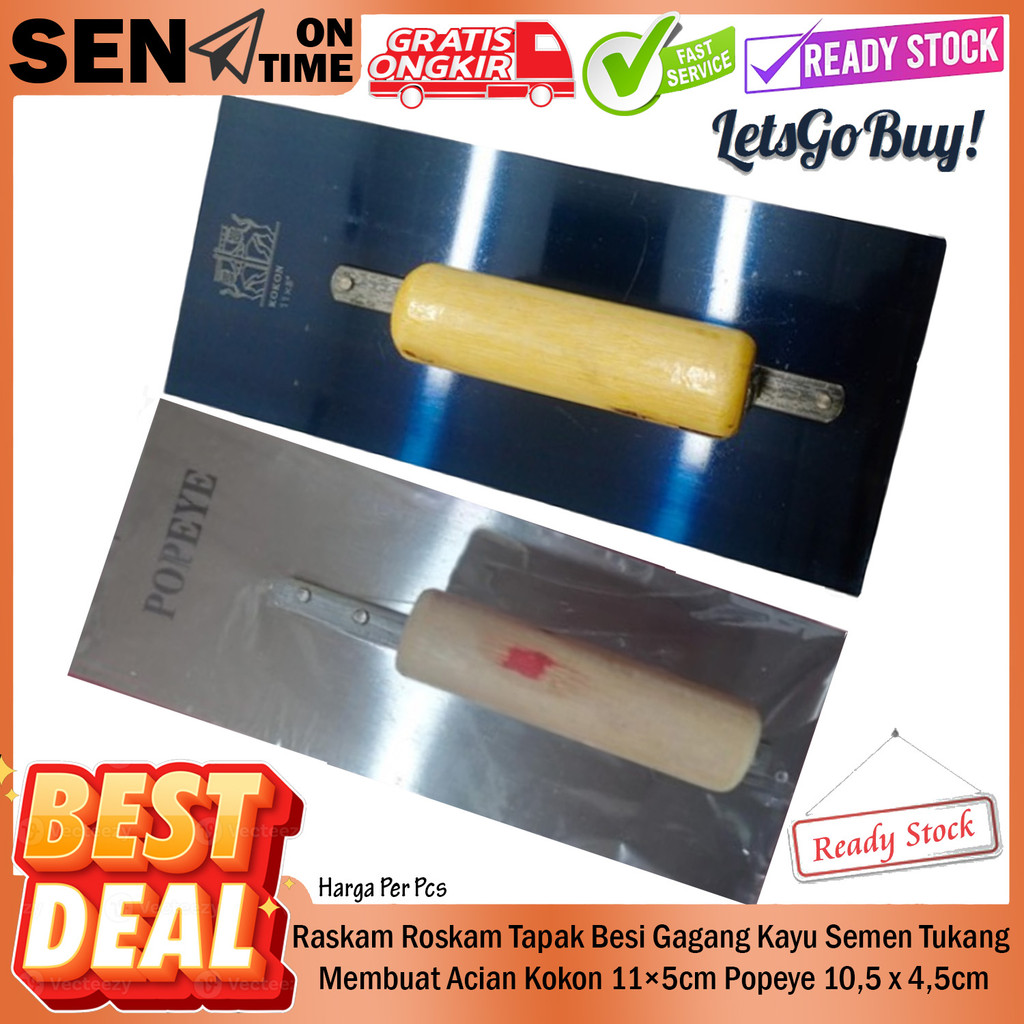 Jual Roskam Raskam Besi Tapak Semen Tukang Membuat Acian Plaster Cemen ...