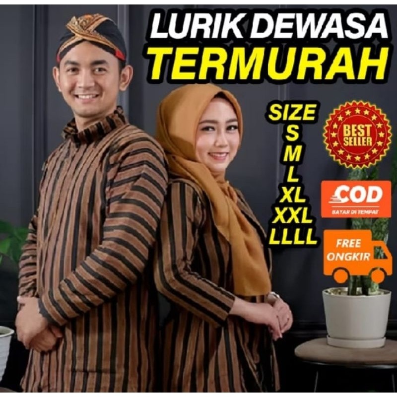 Jual LURIK SURJAN LURIK DEWASA/PAKAIAN ADAT PRIA TERMURAH | Shopee ...