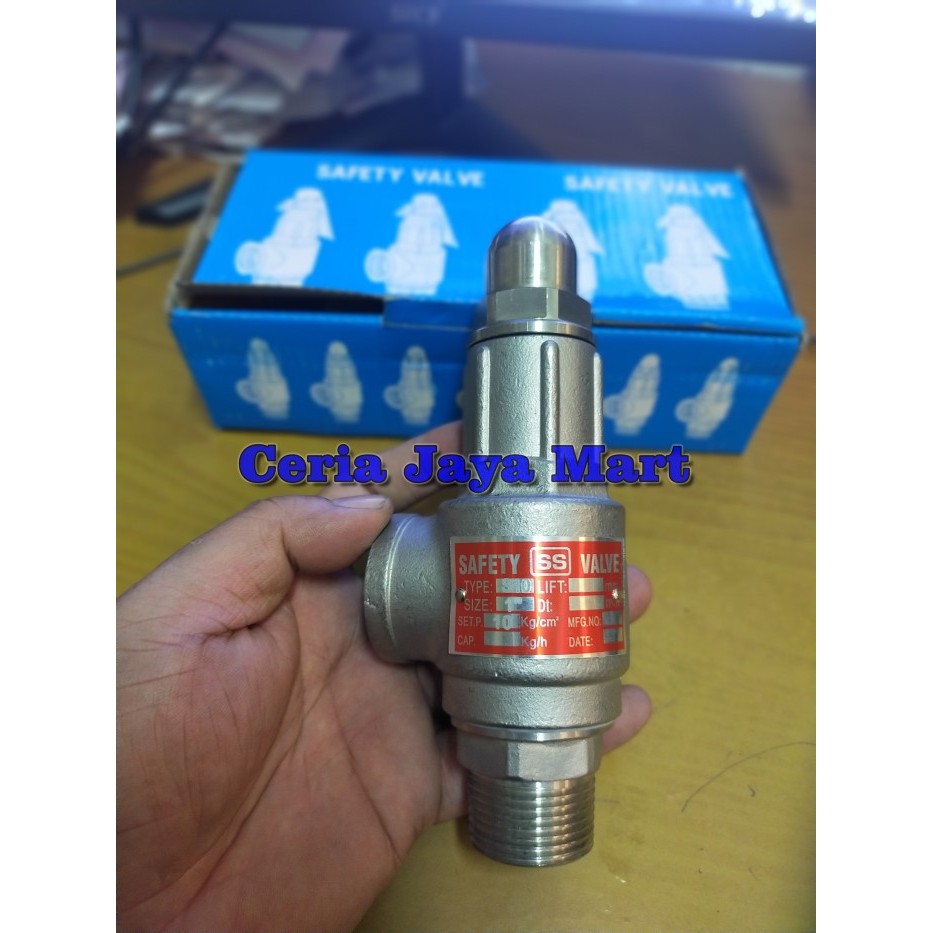 Jual Safety Valve Stainless1 " inch / Safety Relief Valve 1 " SS 304 ...