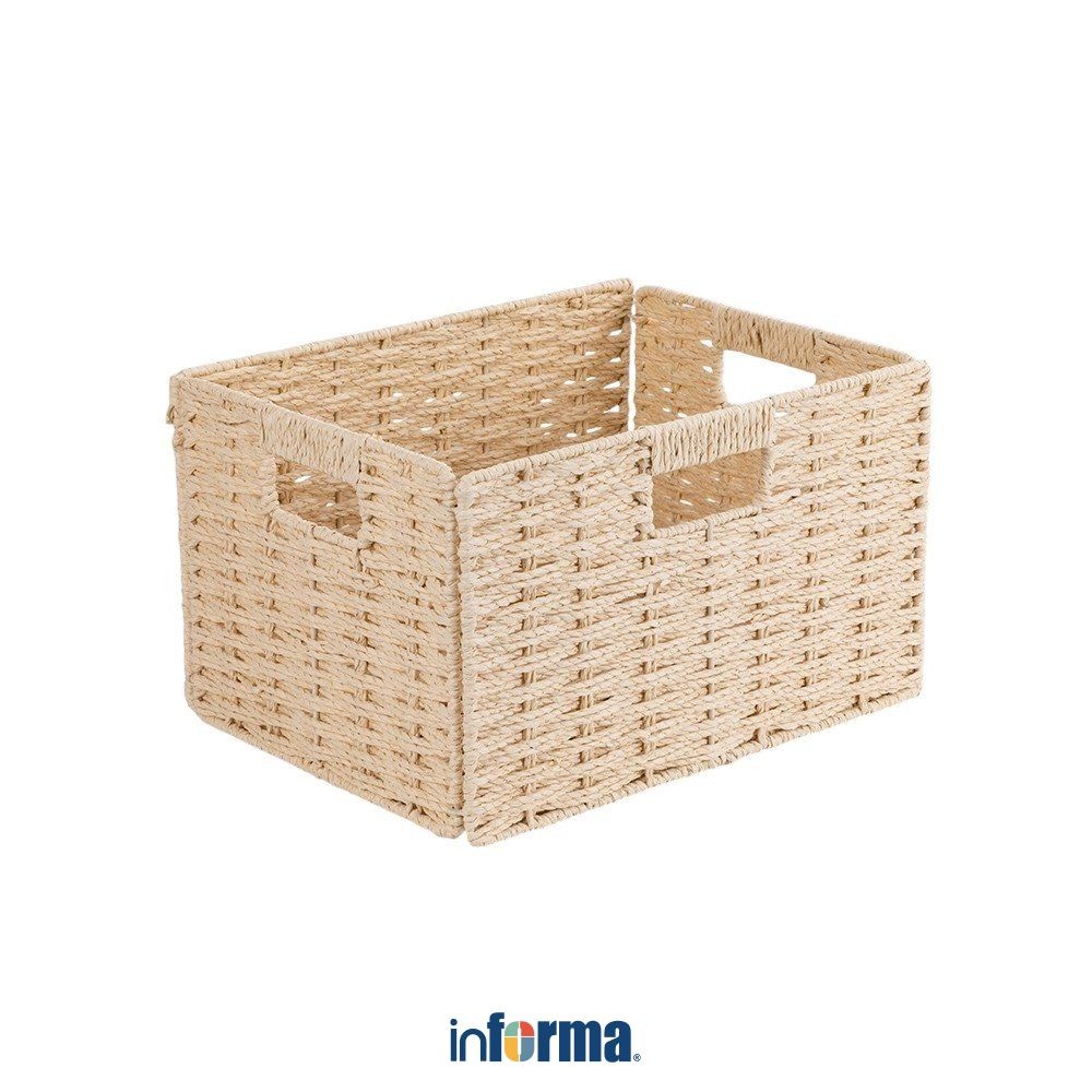 Jual Informa 32X25X20 cm Keranjang Penyimpanan Foldable - Cokelat ...