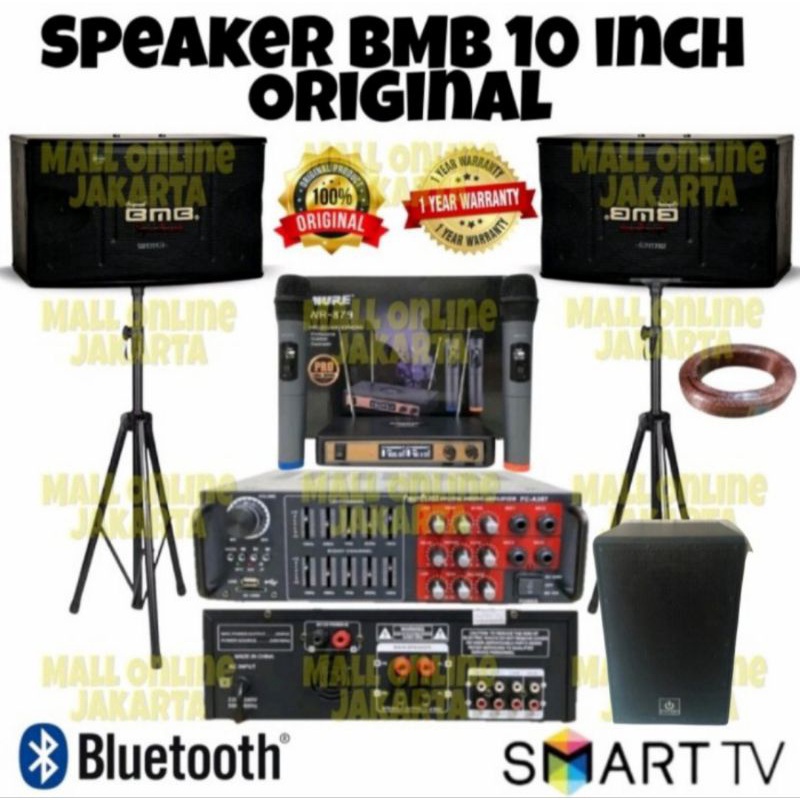 Jual Karaoke Set Rumahan Paket Sound System BMB 10inch Original ...