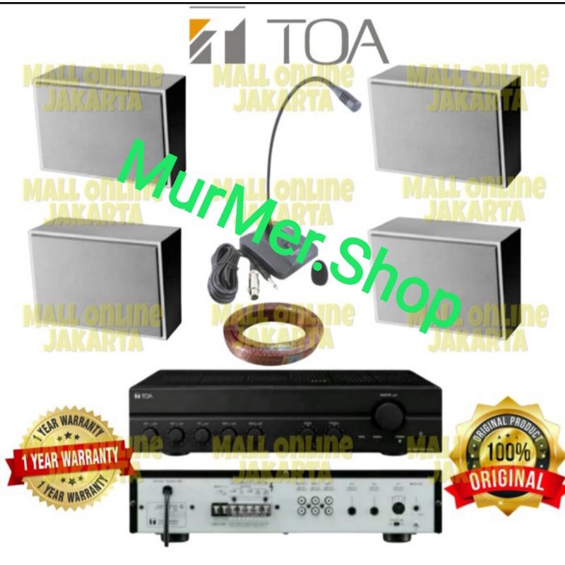 Jual Paket Sound System Indoor dalam ruangan Toa Original Indoor ...