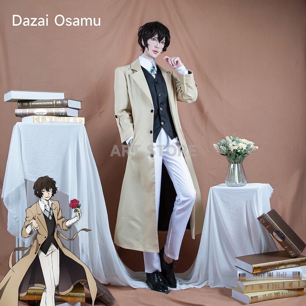 Jual PREORDER Dazai Osamu Cosplay Anime Bungo Stray Dogs Cosplay Full ...