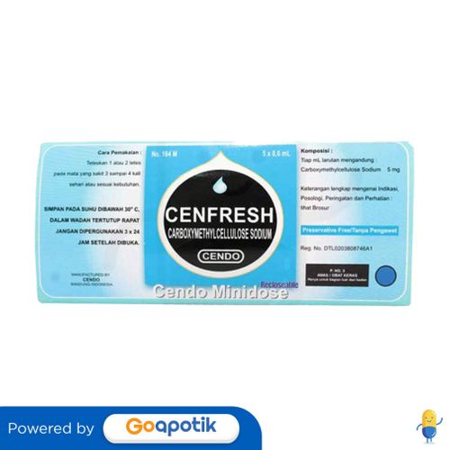 Jual Cendo Cenfresh Minidose 5 X 0.6 Ml | Shopee Indonesia