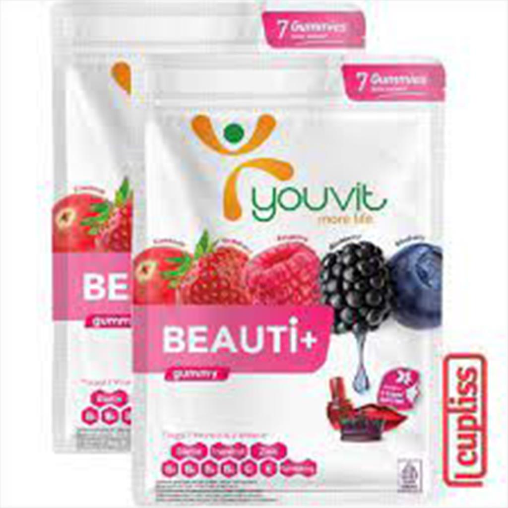 Jual x2 YOUVIT Multivitamin Gummy Beauti+ 7 Days Vitamin | Shopee Indonesia