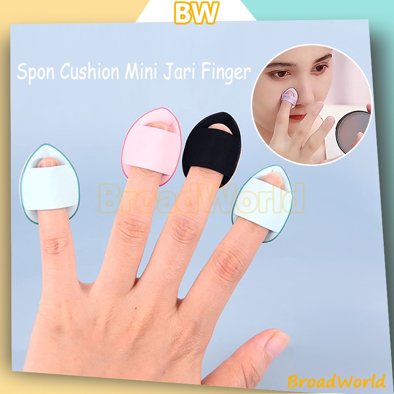 Jual Spon Cushion Mini Jari Finger / Spons Concealer / Spons Puff Mini ...