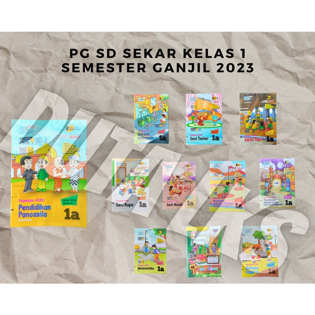 Jual Buku Pegangan Guru (PG) SD MI Kelas 1 Sekar Merdeka Semester Ganjil 2023 | Shopee Indonesia