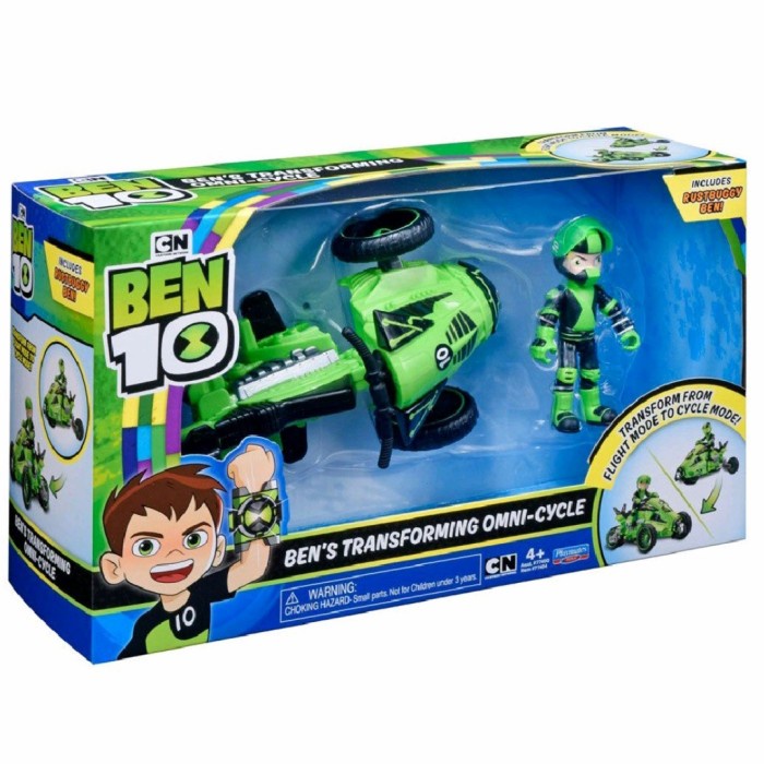 Jual Ben 10 Ben's Transforming Omni Cycle Mainan Anak Laki Laki ...
