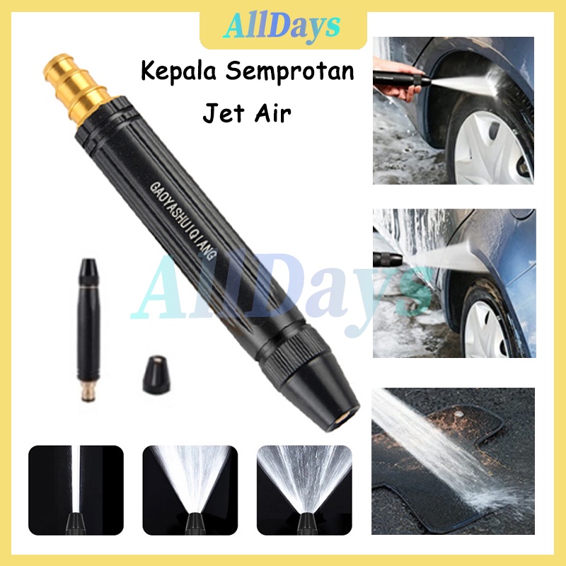 Jual Semprotan Air Kuning Hose Nozzle Spray Steam Semprotan Taman Motor ...