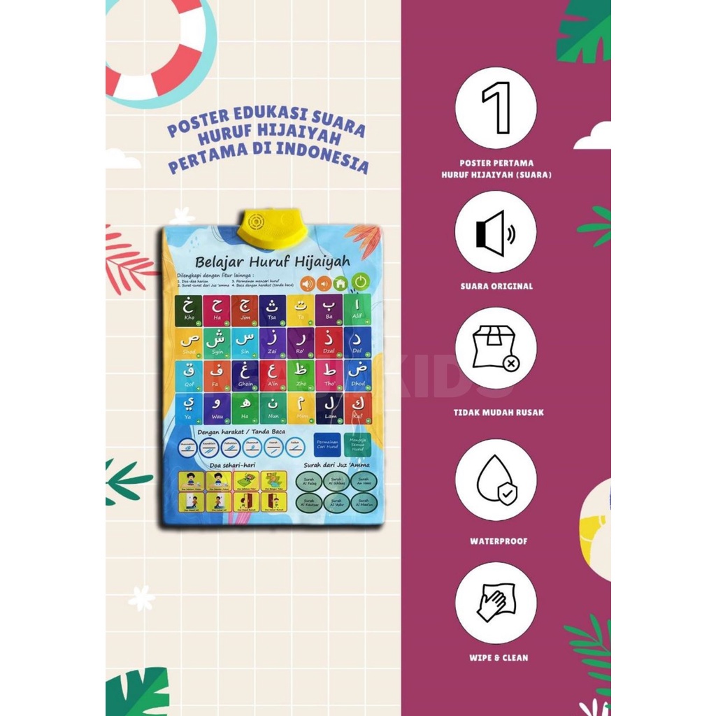 Jual Poster Edukasi Suara Hijaiyah / Poster Belajar Ngaji Poster ... Jual Poster Edukasi Suara Hijaiyah / Poster Belajar Ngaji Poster ...