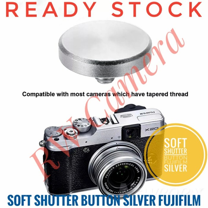 Jual Soft Shutter Button SILVER PERAK Fujifilm Tombol Shuter Fuji XT20 XT2 XT3 XT30 XT4 XT5 ...