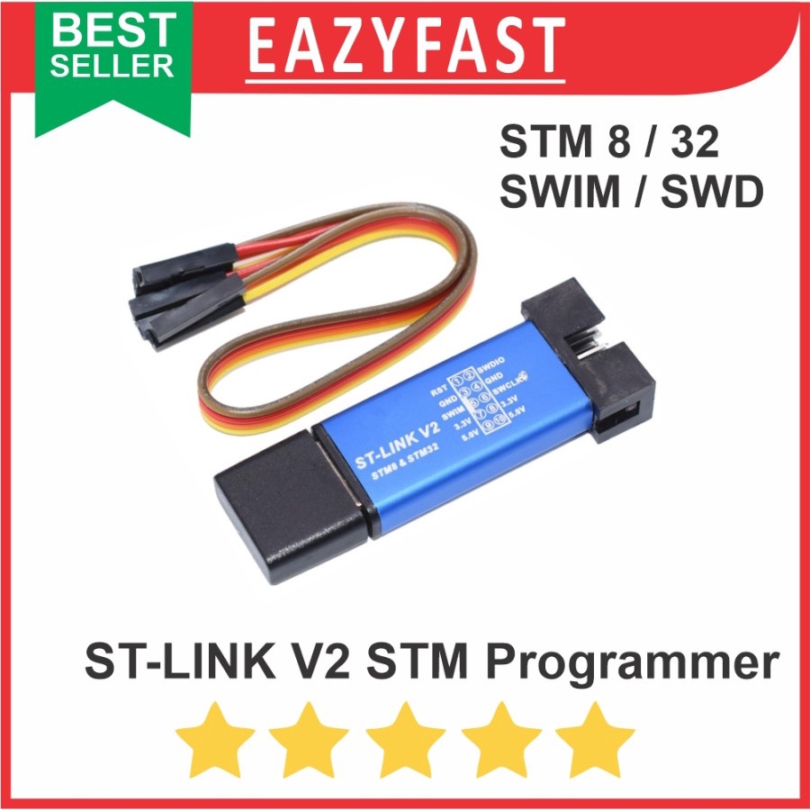 Jual STLINK Mini V2 Programmer Downloader USB ST LINK STM8 STM32 STM 32 8 | Shopee Indonesia
