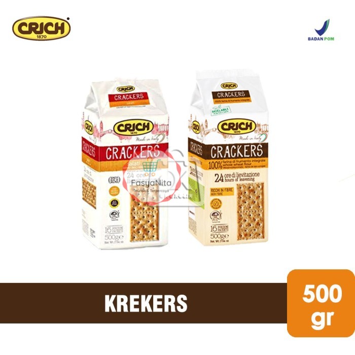Jual Crackers Crich / Salati Salted / Whole Wheat / Biskuit Krekers ...