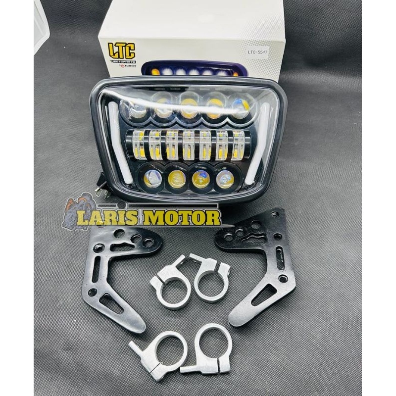 Jual lampu daymaker rx king oval set breket model bpro komplit | Shopee ...