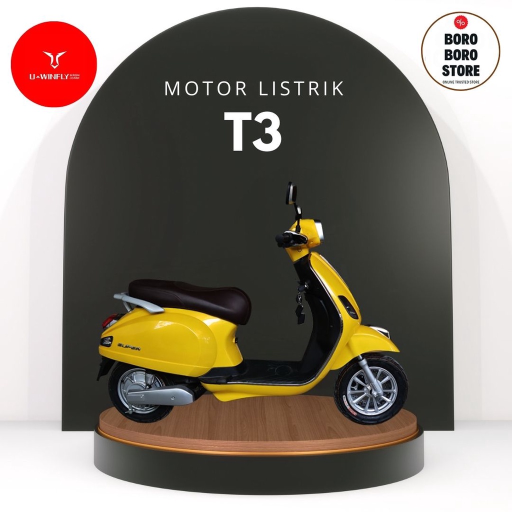 Jual SEPEDA MOTOR LISTRIK T3 T3S T 3 T3 S UWINFLY | Shopee Indonesia