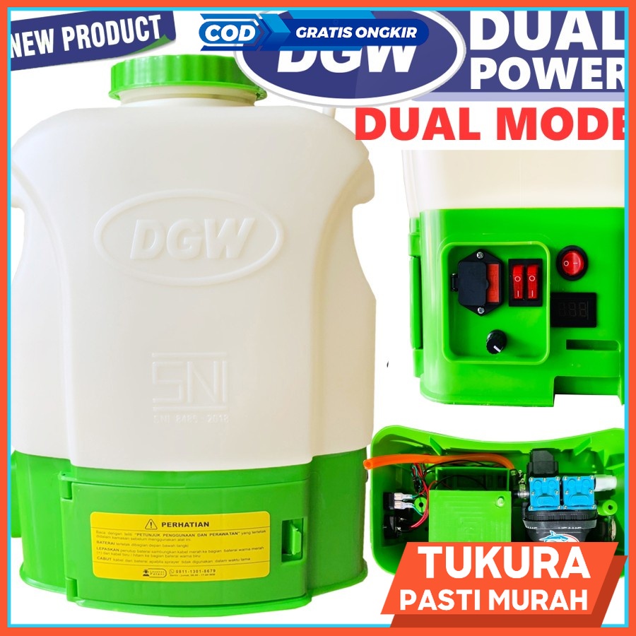 Jual Sprayer DGW 16Liter Dual Power Dual Mode Pompa Dualpump Terlengkap ...