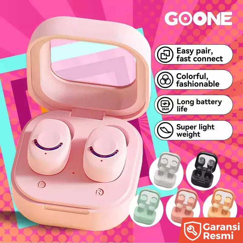 Jual COD GOONE Macaron True Wireless Earphones | Original Mini Earbuds ...