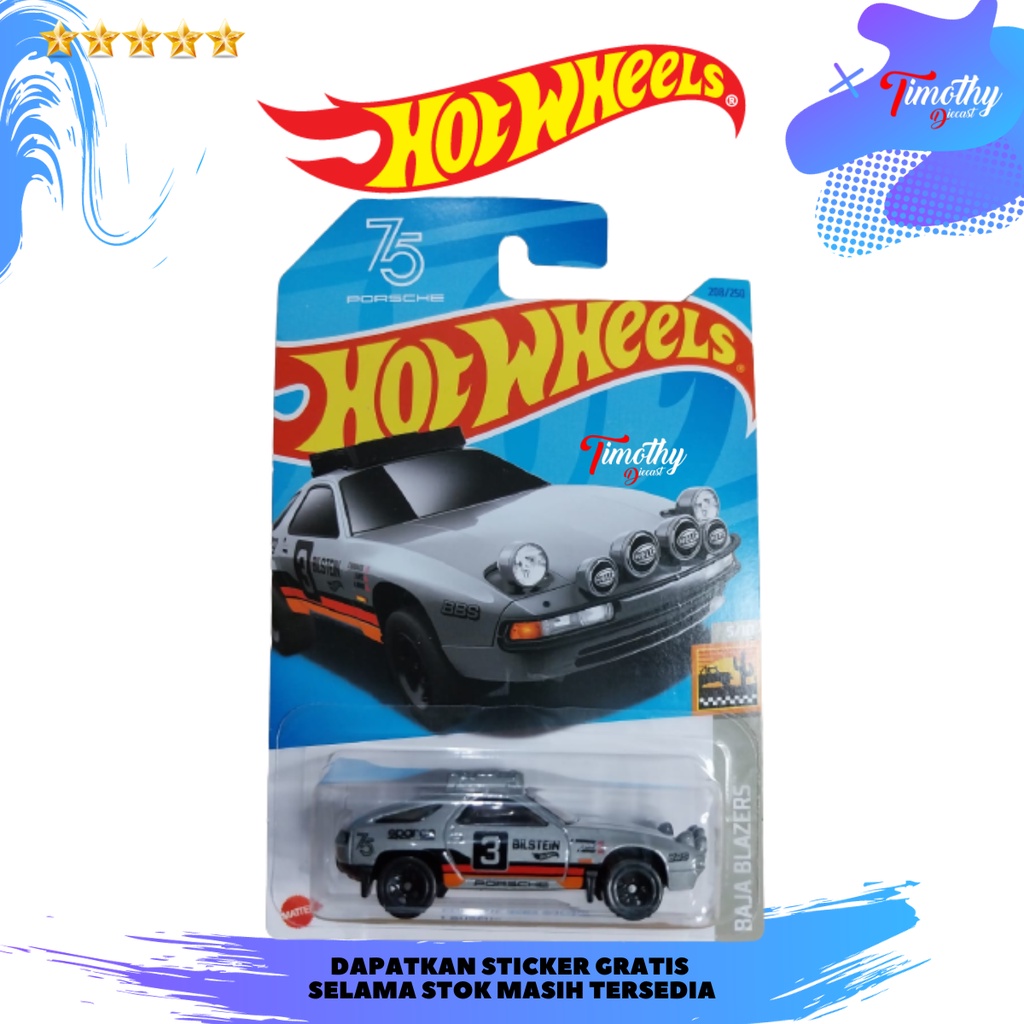 Jual Hot Wheels Porsche 9285 Safari Silver Biltein Rally 3 | Shopee ...