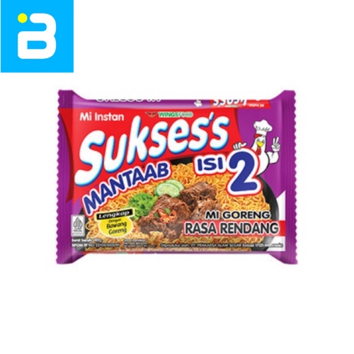 Jual Mie Suksess Isi 2 Rendang 132G | Shopee Indonesia