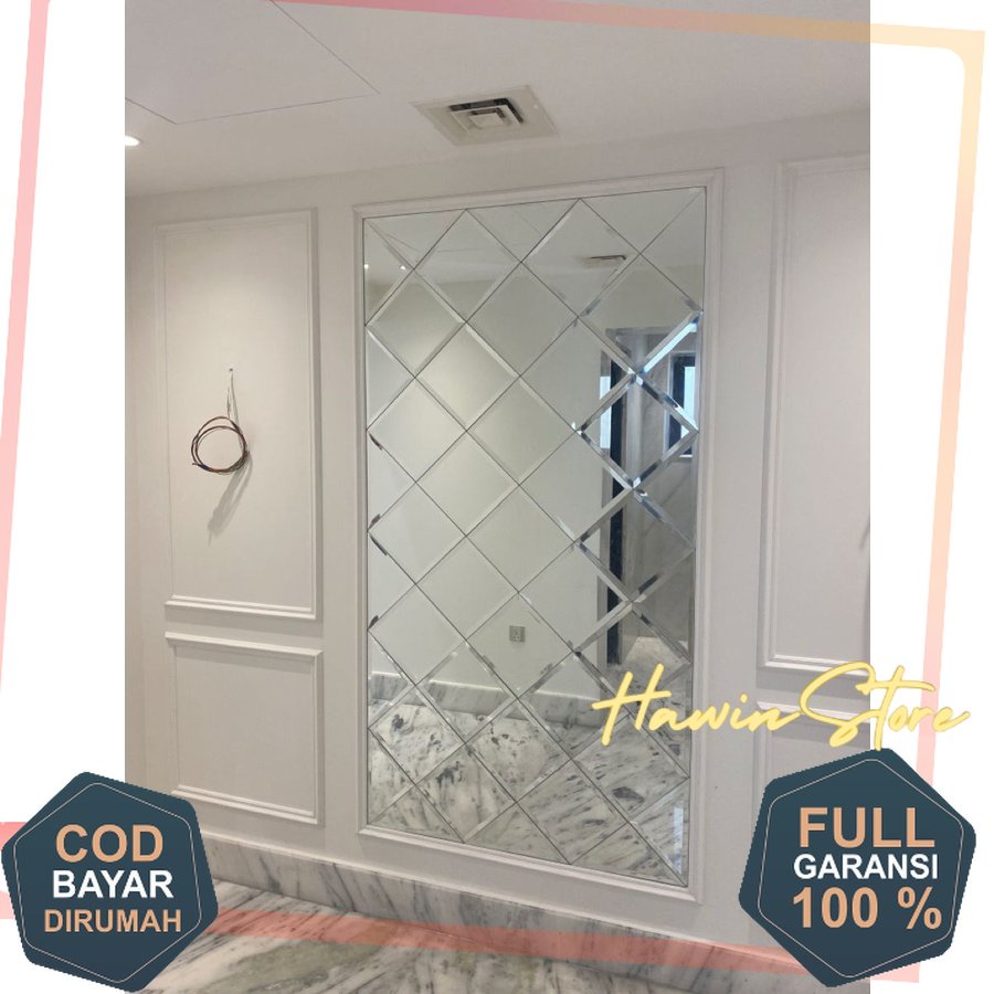 Jual Kaca Cermin Aesthetic U15CM X 15CM Tebal 2MM / Kaca Cermin ...