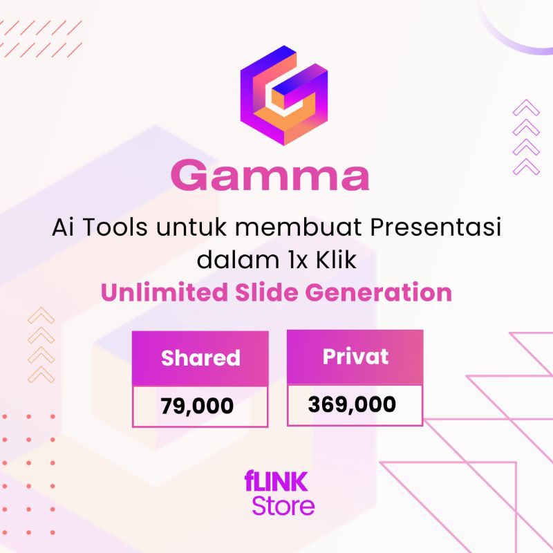 Jual GAMMA AI PRESENTATION PREMIUM UNLIMITED 30 HARI | Shopee Indonesia