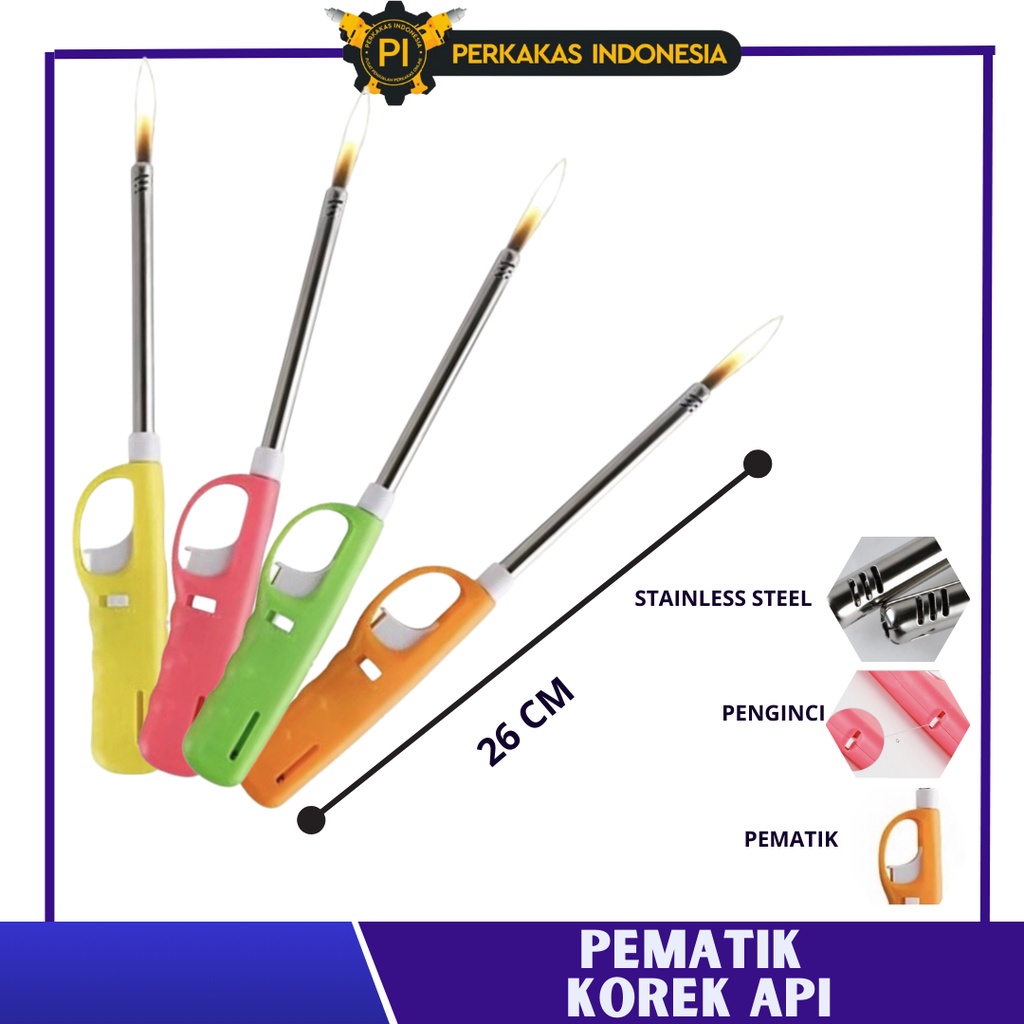 Jual Korek Api Kompor Gas Pematik Elektrik Lighter Panjang Model Tembak ...