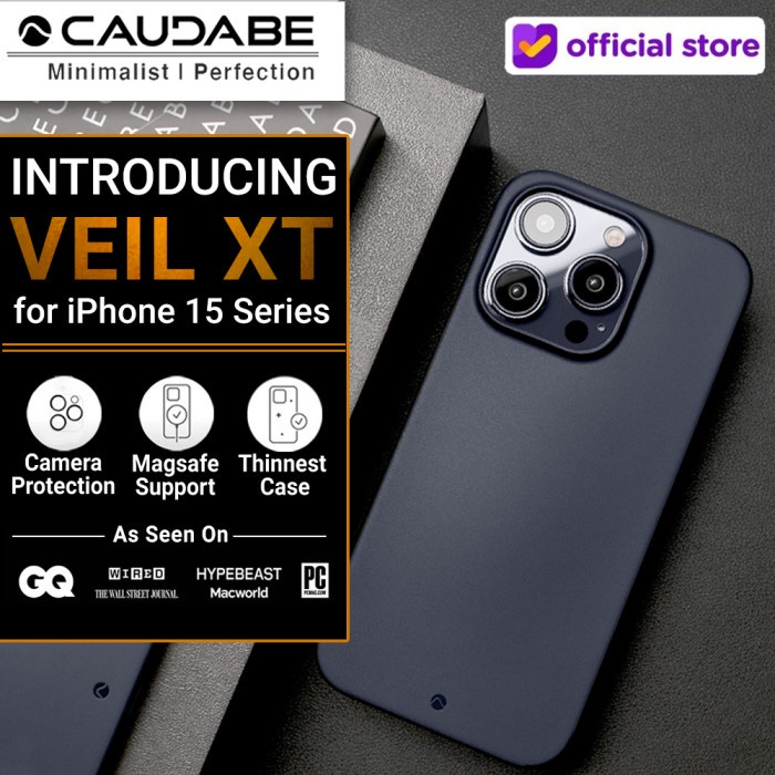 Jual Caudabe Veil XT Case iPhone 15 Pro Max 15 Plus - Slim Magsafe ...