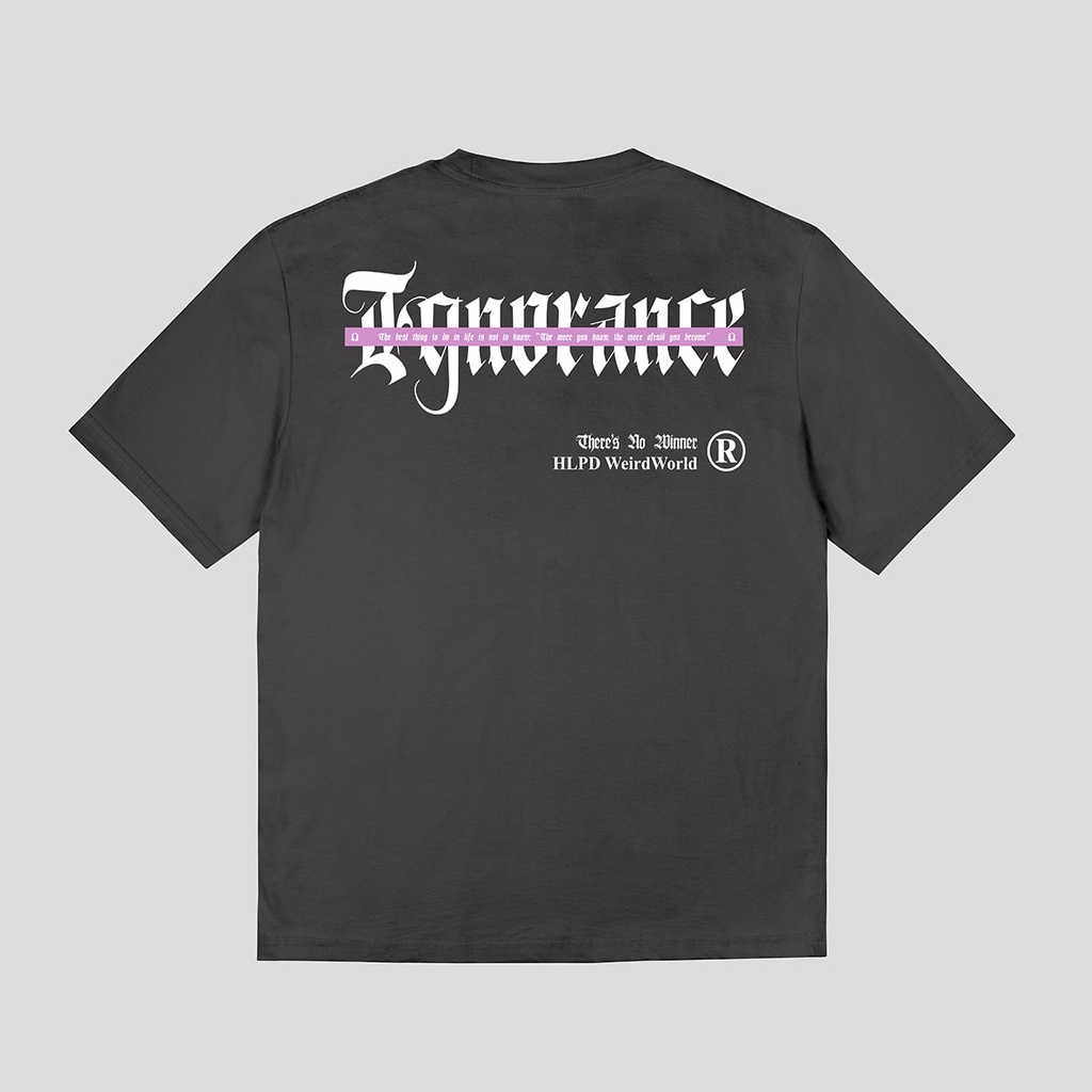 Jual HLPD WeirdWorld | Baju Kaos | T shirt | Ignorance Tee | Shopee Indonesia
