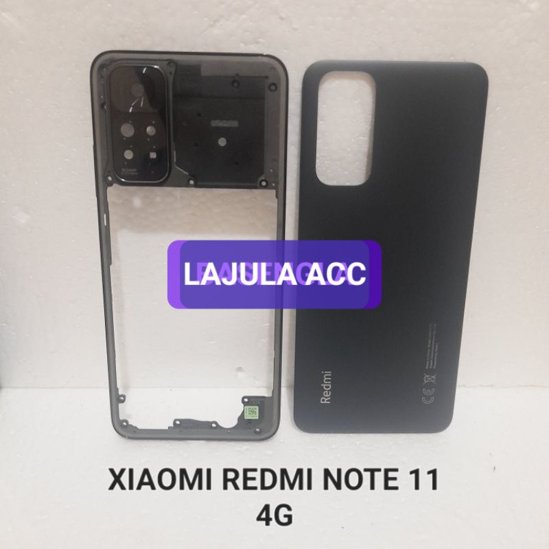 Jual kesing housing casing xiaomi redmi note 11 4g bezel + backdoor | Shopee Indonesia