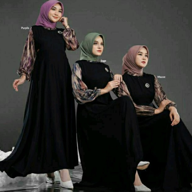 Jual SWEGITA MIDI DRESS TERBARU NADHEERA LUXURY ORI || TERBARU | Shopee Indonesia