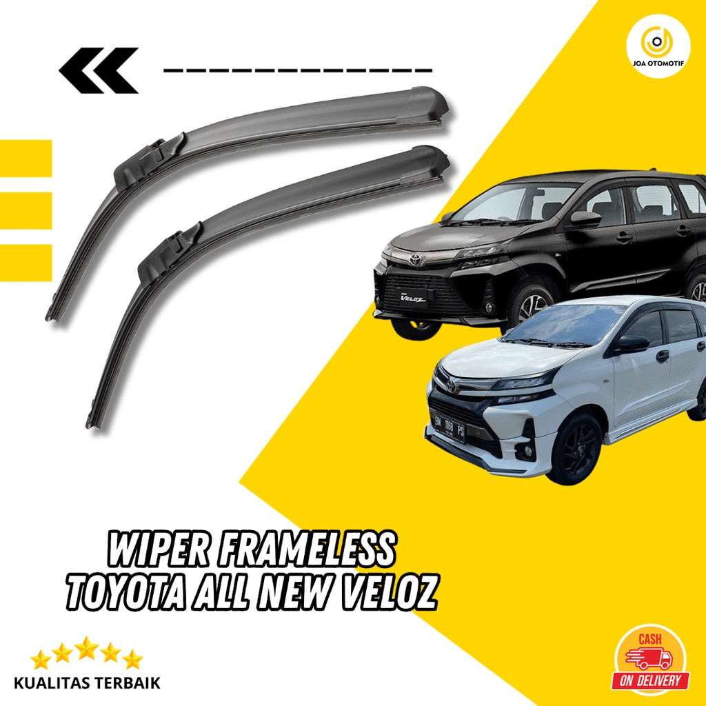 Jual Wiper Kaca Depan Toyota Avanza Veloz 2021 - Sekarang Frameless Sapuan Kaca Mobil Model ...