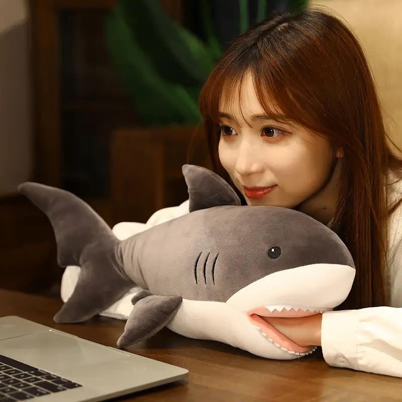 Jual Boneka Kawaii Hiu dengan Tangan Hangat Mewah Bahan Plush Berlabel ...