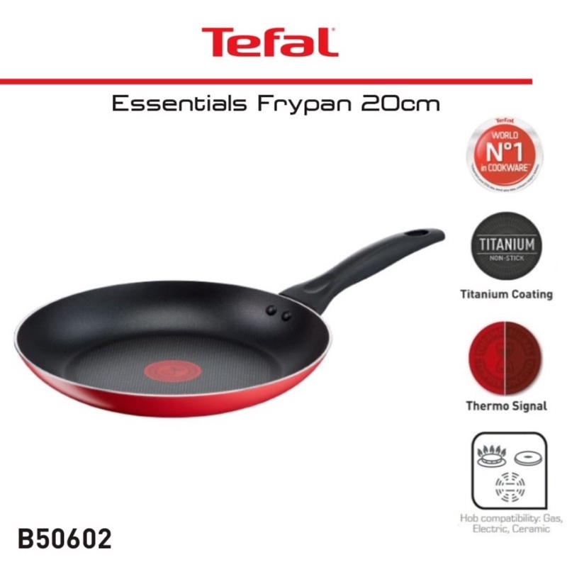 Jual Tefal Cook & Clean Frypan 20cm Panci Wajan Anti Lengket / Wajan Penggorengan / Wajan Teflon ...
