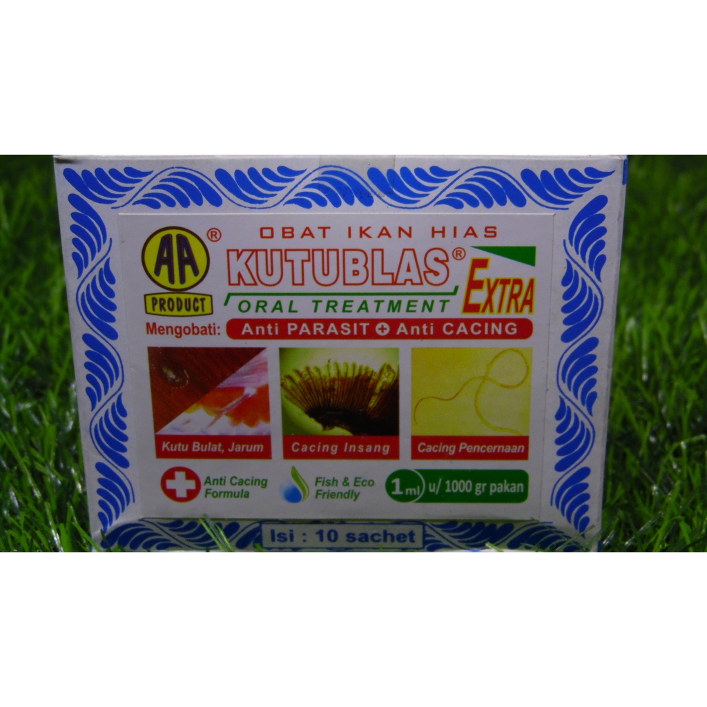 Jual Obat Ikan KUTUBLAS Extra AA Anti Parasit Dan Cacing 1 ML - Obat ...
