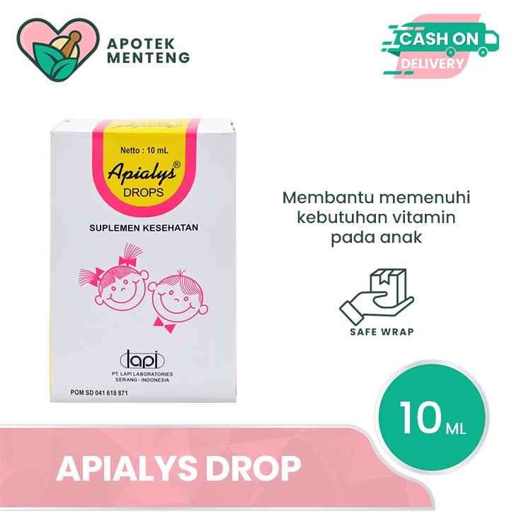 Jual Apialys Drops 10 mL - Asupan Vitamin Anak | Shopee Indonesia