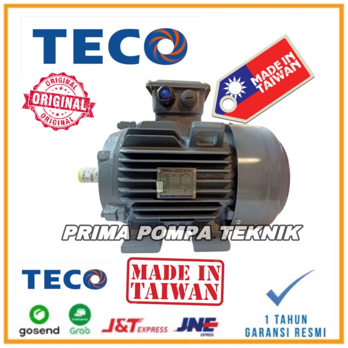 Jual Elektro Motor Teco AESV1S 30KW/40HP 4Pole 3Phase 50Hz B3 Teco 30Hp 4P | Shopee Indonesia