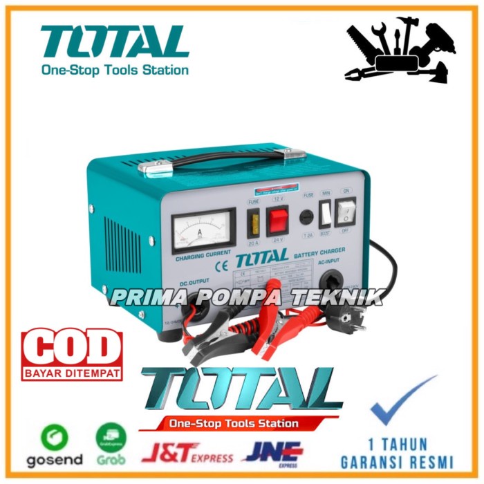 Jual TOTAL BATTERY CHARGER TOTAL TBC1601 MESIN CHARGER ACCU CHARGERAN ...