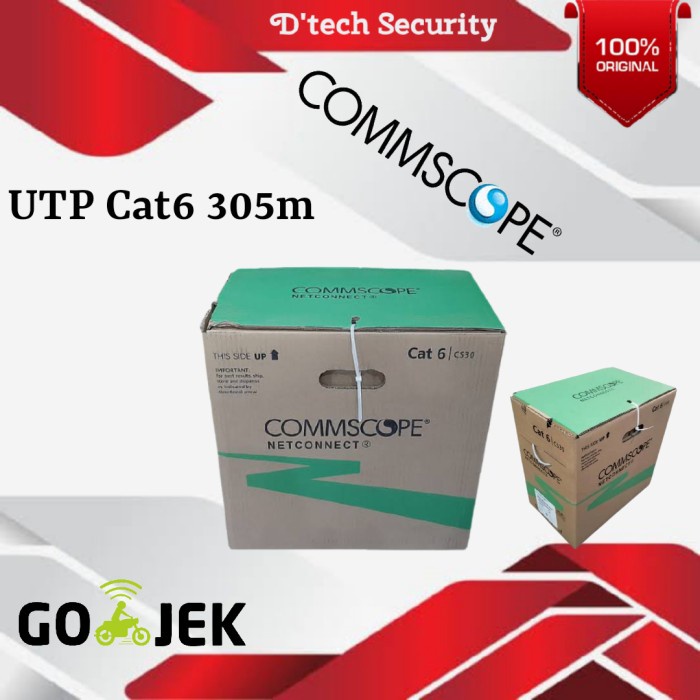 Jual KABEL LAN AMP COMSCOPE CAT6/CAT6E/ CAT 6 305M | Shopee Indonesia