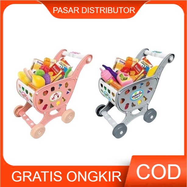Jual Mainan Anak SHOPPING CART 978-1 & 988-1 Mainan Keranjang Troli ...