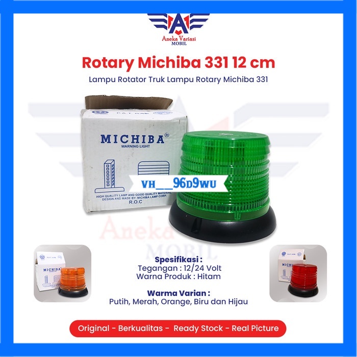 Jual Lampu Mobil Truck Truk Pickup Tambang Ambulan Rotary Michiba 331 ...